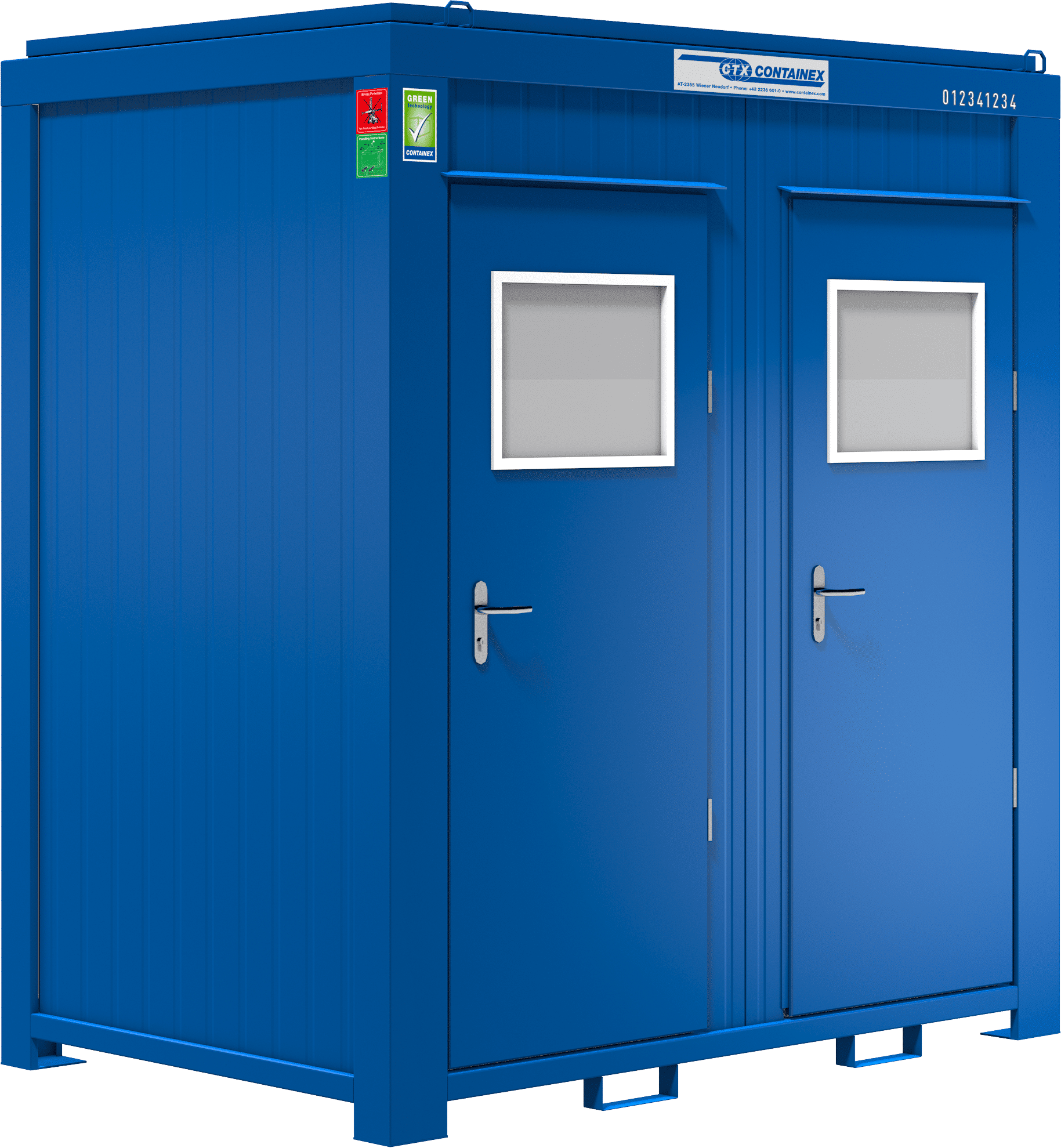 8ft WC en Douche - Huur — Sedna Containers