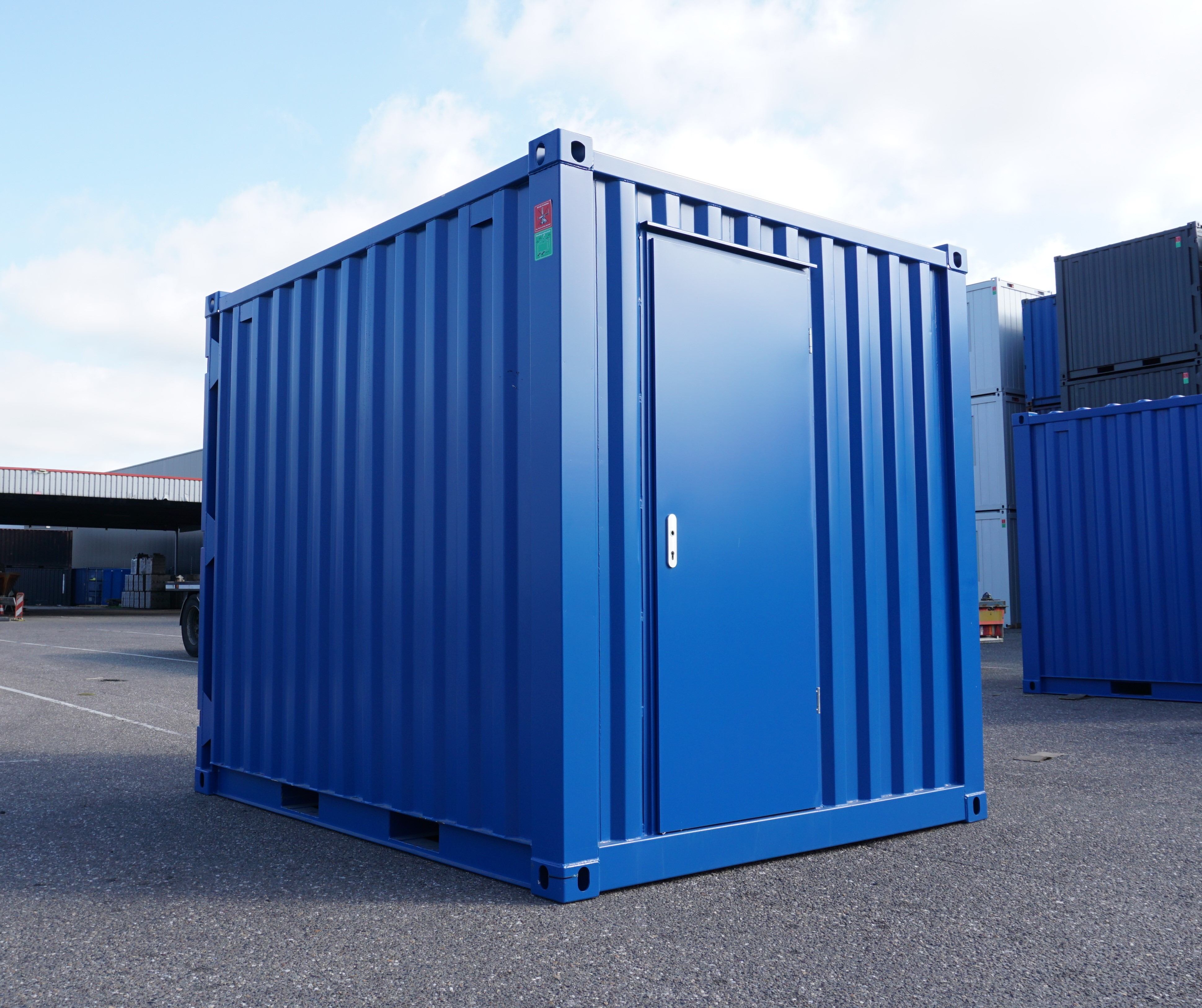 10ft Opslagcontainer met Loopdeur — Sedna Containers